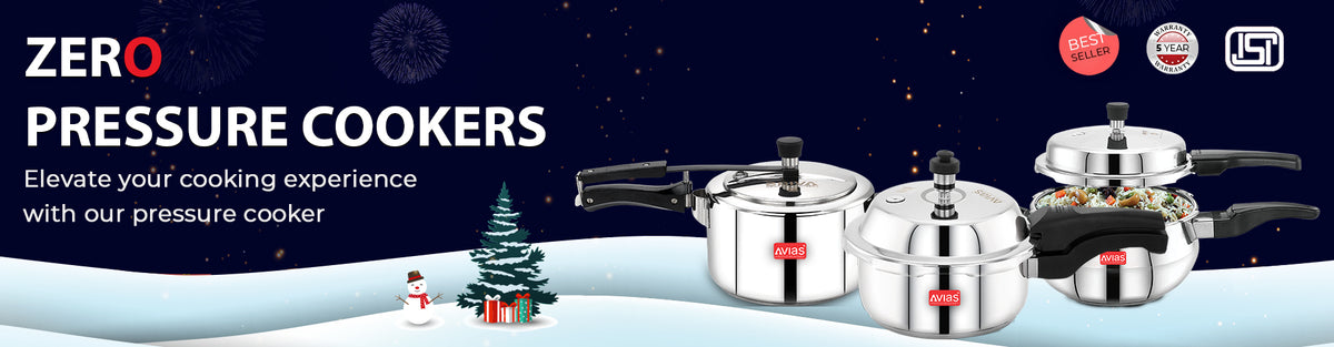 Shop Best Stainless Steel Pressure Cookers Online at Avias – Avias world